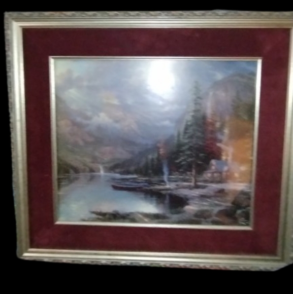 Robert Kincaid | Art | Vintage Thomas Kinkade Mountain Majesty ...